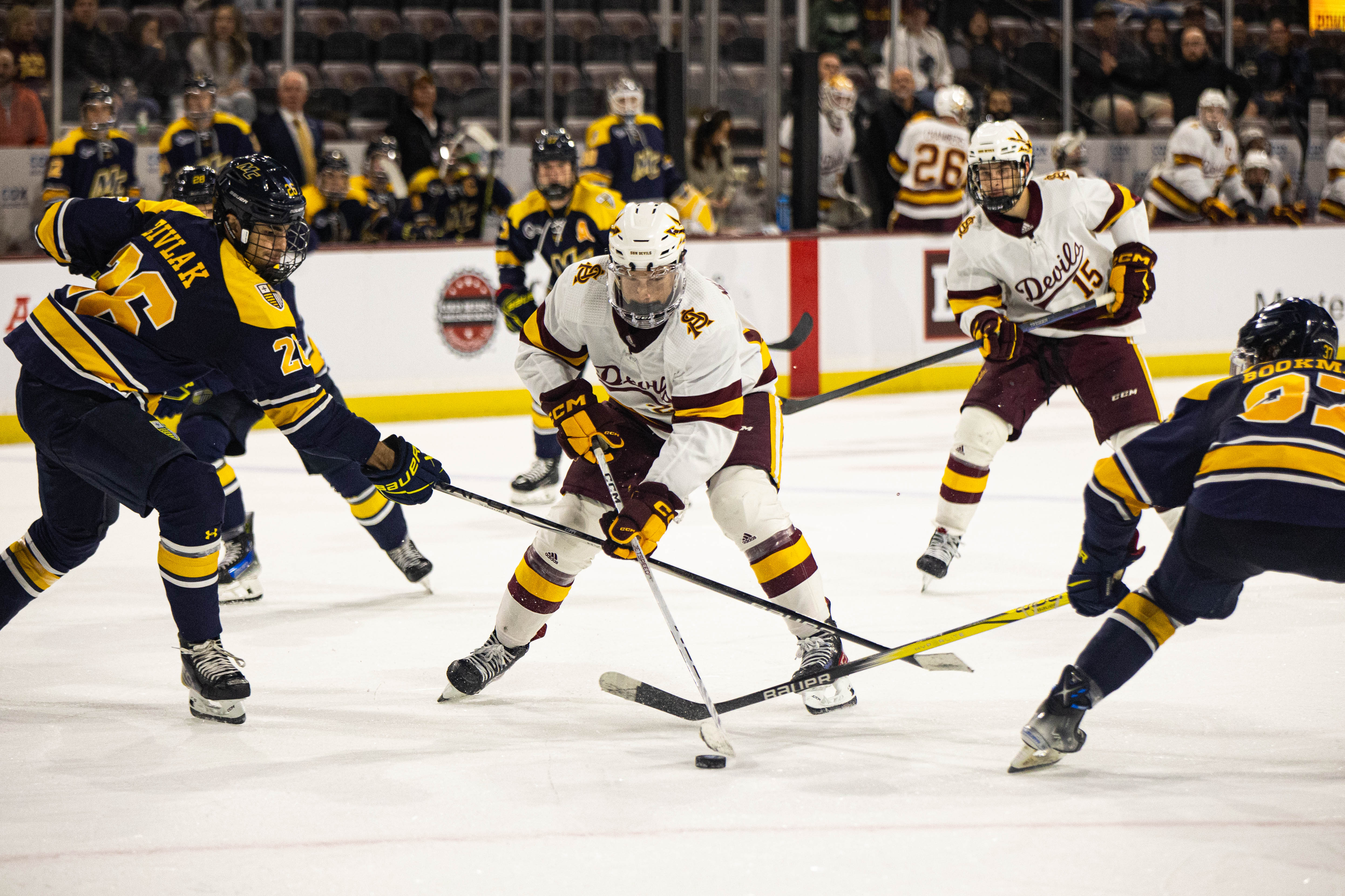 ASU Men's Hockey: Sun Devils sweep Merrimack off Kopperud's 2nd ...